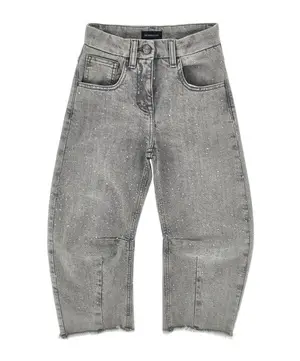 Monnalisa Rhinestone-embellished Jeans