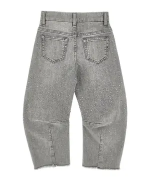 Monnalisa Rhinestone-embellished Jeans