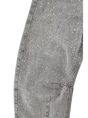 Monnalisa Rhinestone-embellished Jeans