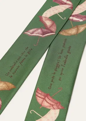Loro Piana Ombrelli Belli, Belli! Striped Scarf