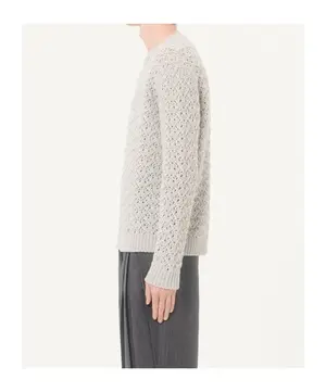Valentino Garavani Diamond Openwork Knit Pullover