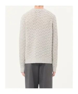 Valentino Garavani Diamond Openwork Knit Pullover