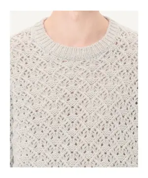 Valentino Garavani Diamond Openwork Knit Pullover