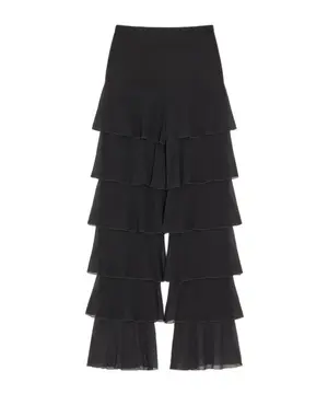 Valentino Garavani Lightweight Georgette Pleated Trousers - No