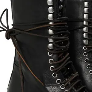 Rick Owens Glossy Mid-calf Boots