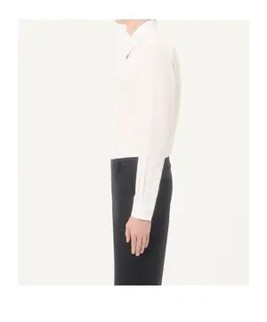 Valentino Garavani Long-sleeved Cotton Poplin Shirt With Embroidered Frog Closure - No