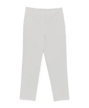 Peserico Cropped-leg Turn-up Trousers - Grey