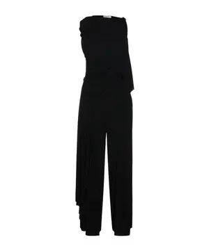LANVIN Draped Strapless Jumpsuit - No