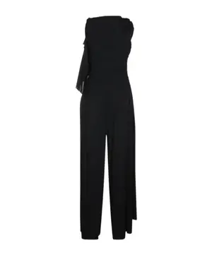 LANVIN Draped Strapless Jumpsuit