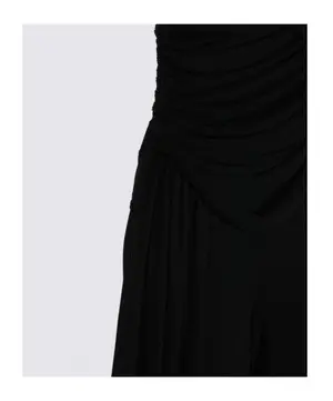 LANVIN Draped Strapless Jumpsuit