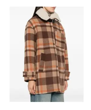 SEMICOUTURE Checkered Coat