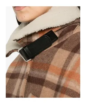 SEMICOUTURE Checkered Coat