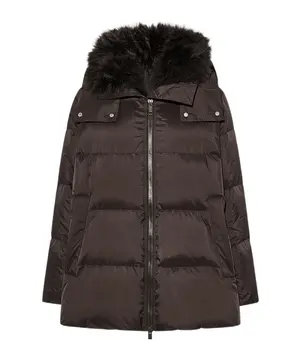 YVES SALOMON Hooded Puffer Jacket