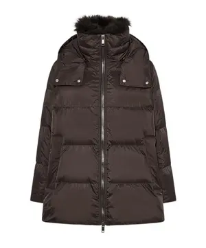 YVES SALOMON Hooded Puffer Jacket