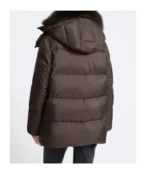 YVES SALOMON Hooded Puffer Jacket