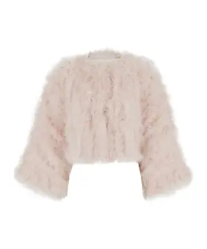 YVES SALOMON Long-sleeve Casual Fur Jacket