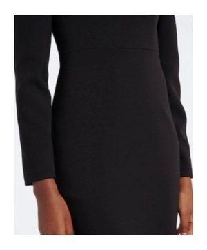 Roland Mouret Paneled Crepe Cocktail Dress