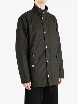 Barbour Stand Collar Waxed Jacket