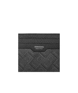 FERRAGAMO Spliced Embossed Card Holder