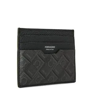 FERRAGAMO Spliced Embossed Card Holder