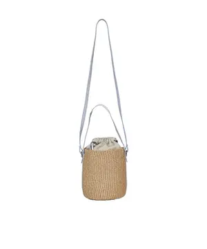 Chloé Chloé Woody Drawstring Small Basket Bag No