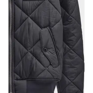 Barbour Diamond Quilted Cropped Bomber Jacket