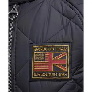 Barbour Diamond Quilted Cropped Bomber Jacket