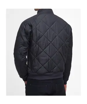 Barbour Diamond Quilted Cropped Bomber Jacket