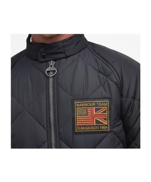 Barbour Diamond Quilted Cropped Bomber Jacket