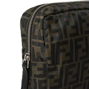 Fendi Monogram Portable Wash Bag - Black