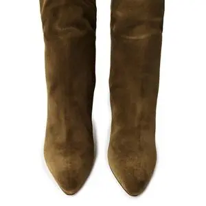Paris Texas Suede High-heel Ankle Boots - No