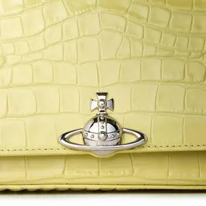 VIVIENNE WESTWOOD Crocodile Embossed Shoulder Bag