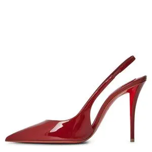 CHRISTIAN LOUBOUTIN Patent Leather Slingback Stilettos