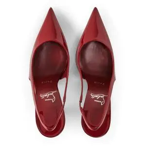 CHRISTIAN LOUBOUTIN Patent Leather Slingback Stilettos