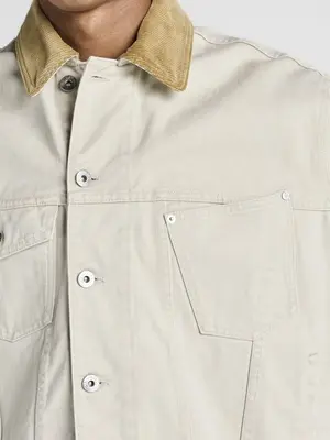J.W.ANDERSON Corduroy Collar Denim Jacket
