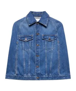 7 For All Mankind Denim Cape