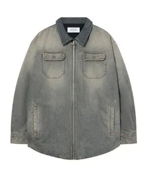 Off-White Bookish Zip-up Denim Jacket