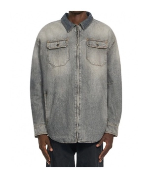Off-White Bookish Zip-up Denim Jacket