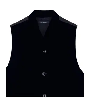 Giorgio Armani Velvet Button-up Waistcoat