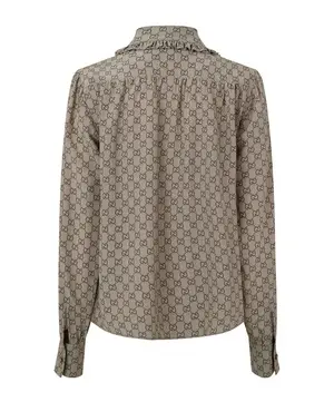 Gucci Geometric Pattern Long-sleeve Shirt