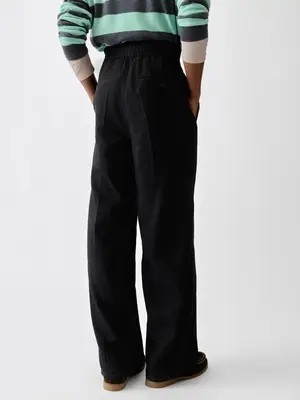 Jacquemus Elasticated Tailored Trousers - Black
