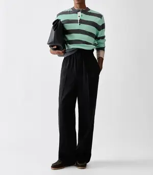 Jacquemus Elasticated Tailored Trousers - Black