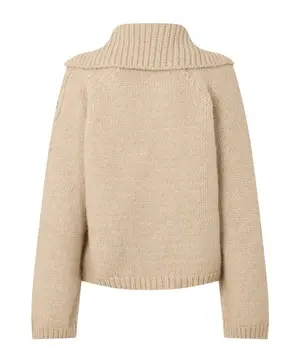 Moncler Lapel Zip Knit Cardigan