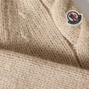 Moncler Lapel Zip Knit Cardigan