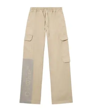 Off-White Big Bookish Cotton Cargo Pants