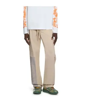 Off-White Big Bookish Cotton Cargo Pants