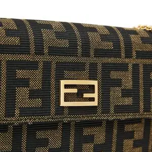 Fendi Monogram Chain Shoulder Bag - No