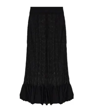 Dolce & Gabbana Dolce Gabbana Lace-stitch Knit Skirt
