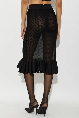 Dolce & Gabbana Dolce Gabbana Lace-stitch Knit Skirt