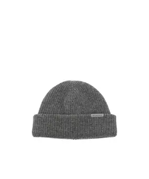 Balenciaga Logo Tag Knitted Beanie - No